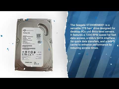 ST2000DM001 Seagate 2TB 6Gb/s SATA 7200 3.5" 64MB Hard Drive