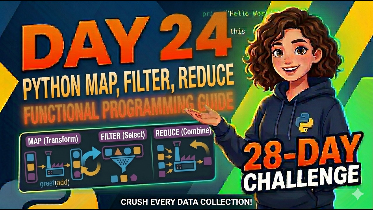 Python Map, Filter, and Reduce: Functional Programming Guide (Day 24)