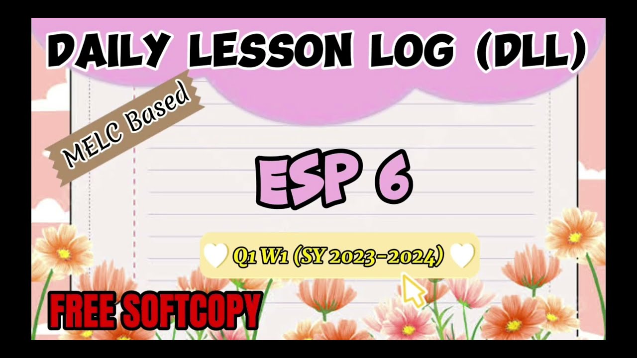 DLL ESP 6 | Q1-W1 | MELC Based | it's me Carmyy