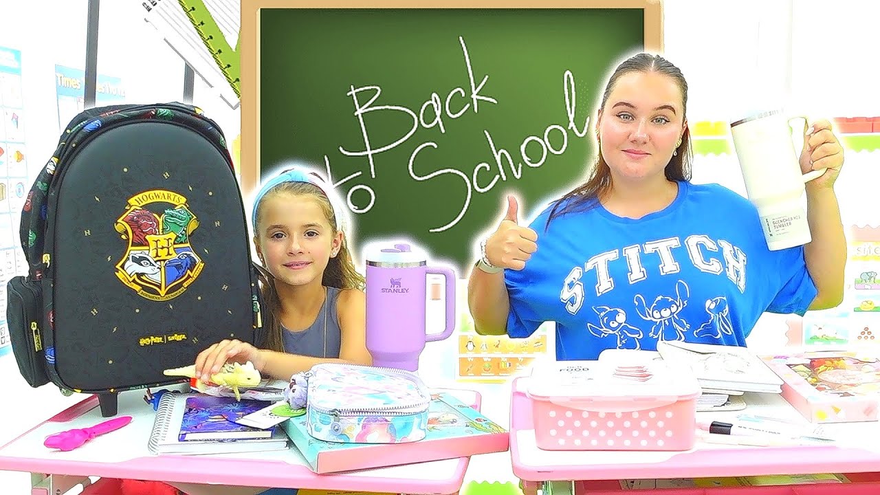 Ruby and Bonnie Fun Back to School Supplies Shopping VLOG