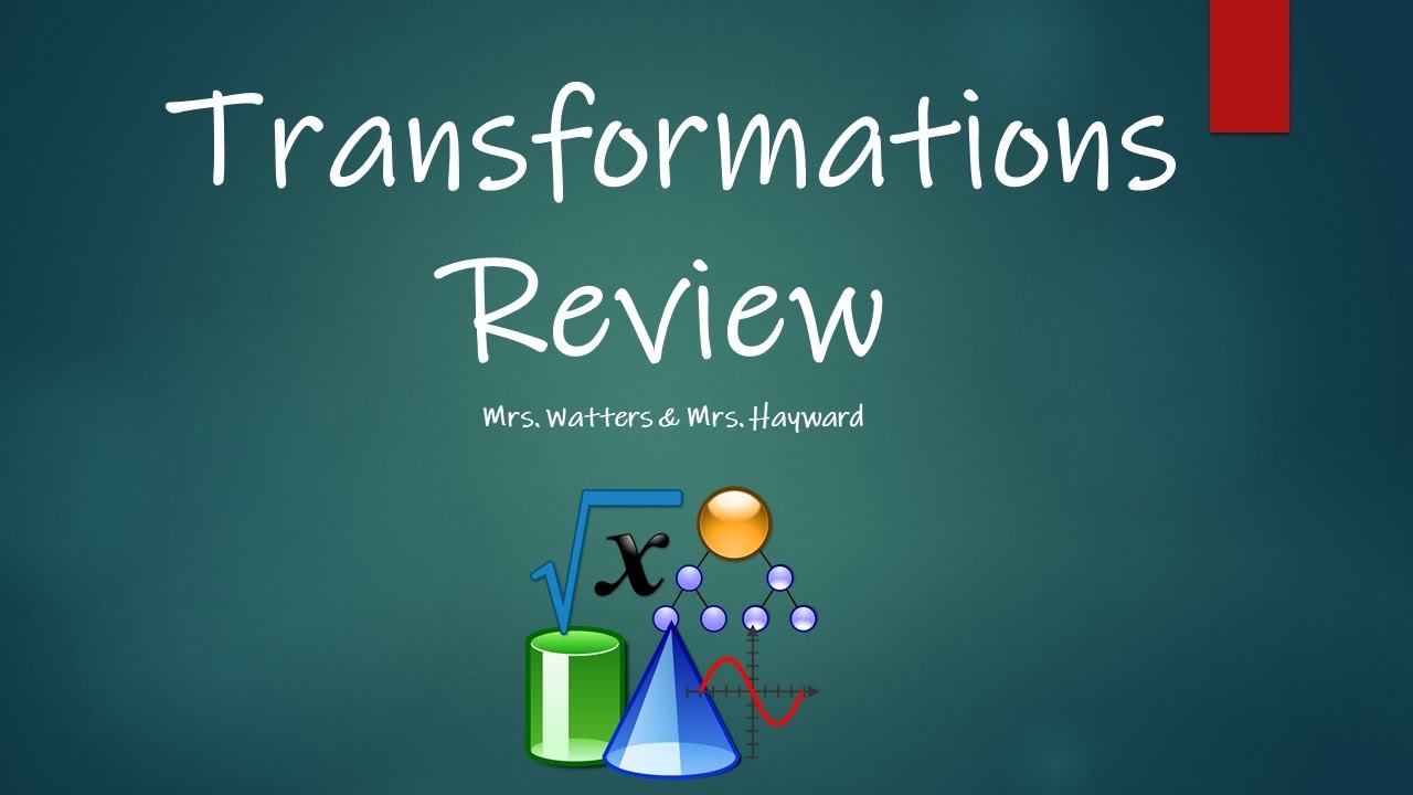 Math 8 - Geometry II (Transformations) Unit - Lesson 9: Transformations Review