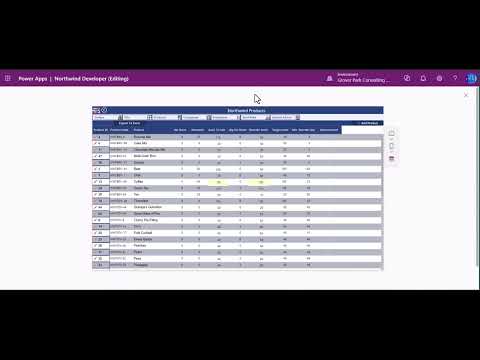 From Access to PowerApps: Replicating Northwind -- The PowerApps App We're Building