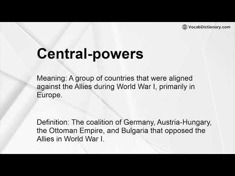 Central-powers Meaning