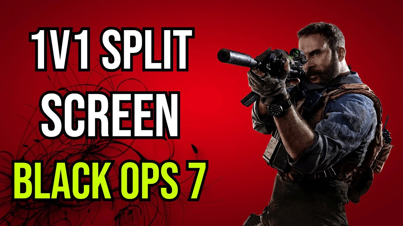 How to Play 1v1 Split Screen in COD BO7 Black Ops 7, Private Match in Local Multiplayer, 2 players