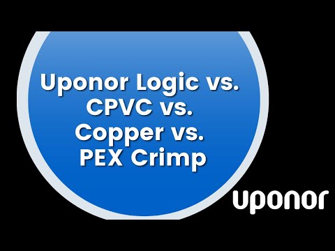 Uponor Logic vs. CPVC vs. Copper vs. PEX Crimp