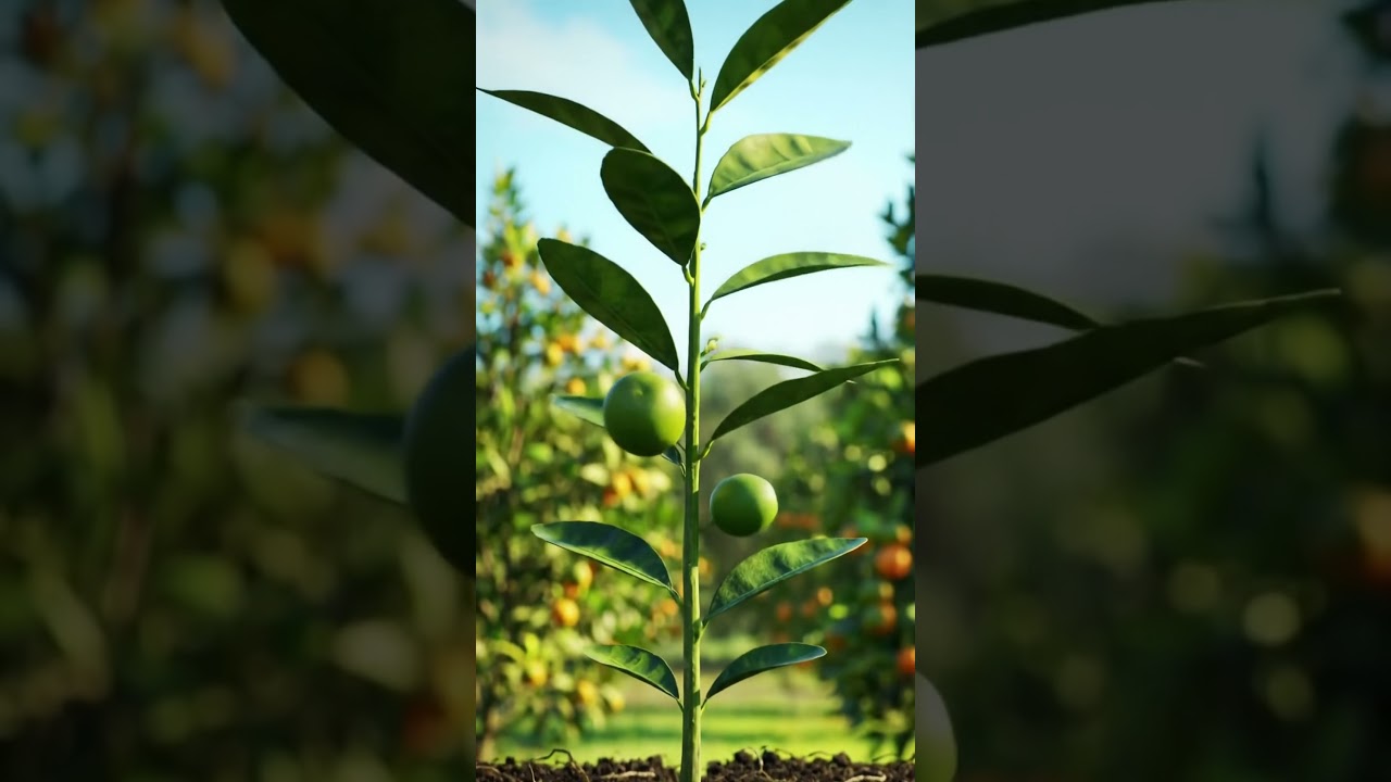 Incredible Orange Tree Growth Timelapse #timelapse