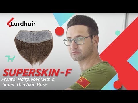 SuperSkin-F: Men's Thin Skin Frontal Hair System for Receding Hairlines | Lordhair