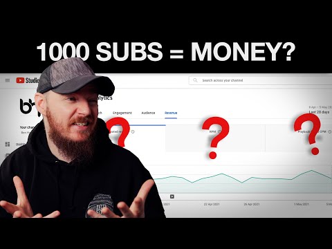 How much money do you make from 1000 subscribers on Youtube?
