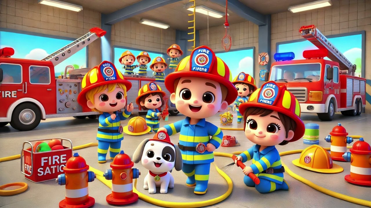 Firefighter’s Helmet – A Fun Kids Song | Sing Along and Learn!