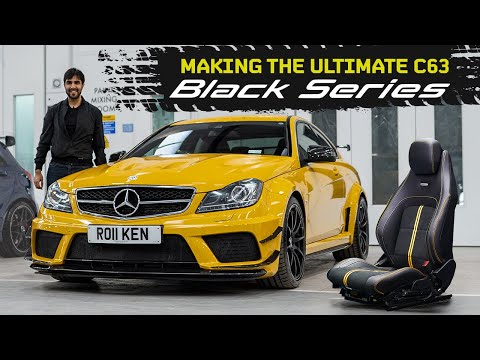 Mercedes C63 AMG Black Series Gets Solarbeam Yellow Swap and a Bonkers ...