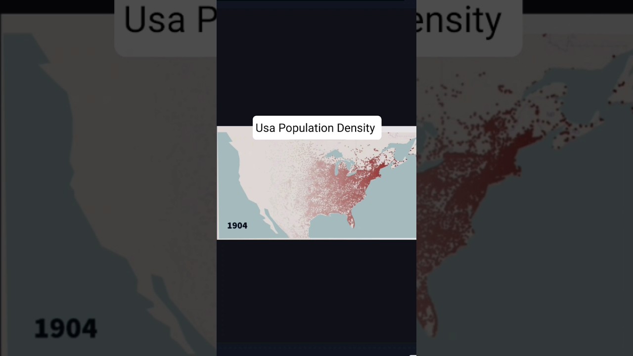 Usa Population Density Map (NOT ACCURATE)