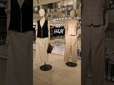 H&M Summer Collection 2025, Zürich Switzerland Shopping | H&M Vest Coats #hm #haul #fashion #trend