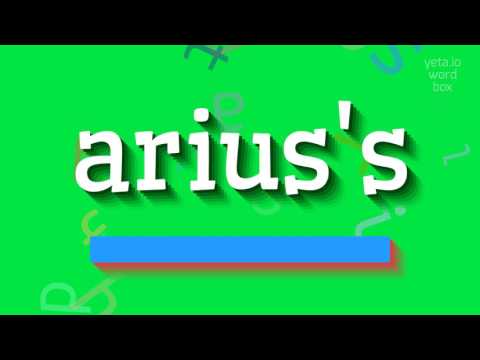 How to say "arius's"! (High Quality Voices)