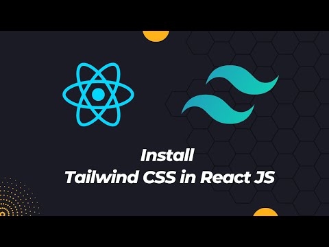 how to install tailwind in react js || how to use tailwind in react js ...