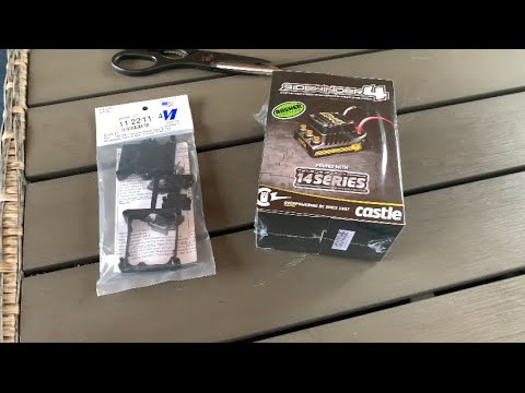 Castle Creations Sidewinder 4 Unboxing 4600kv Motor+ESC Combo
