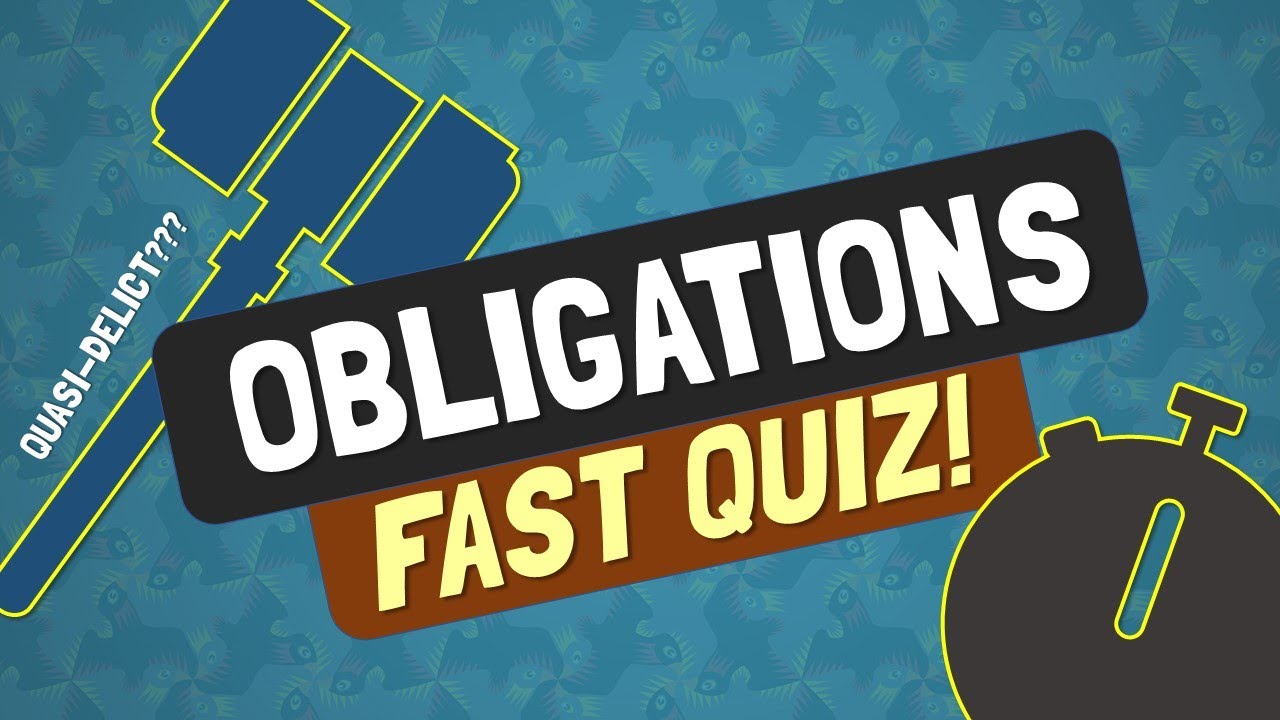 Law on Obligations | EASY QUIZ 💯👌😍
