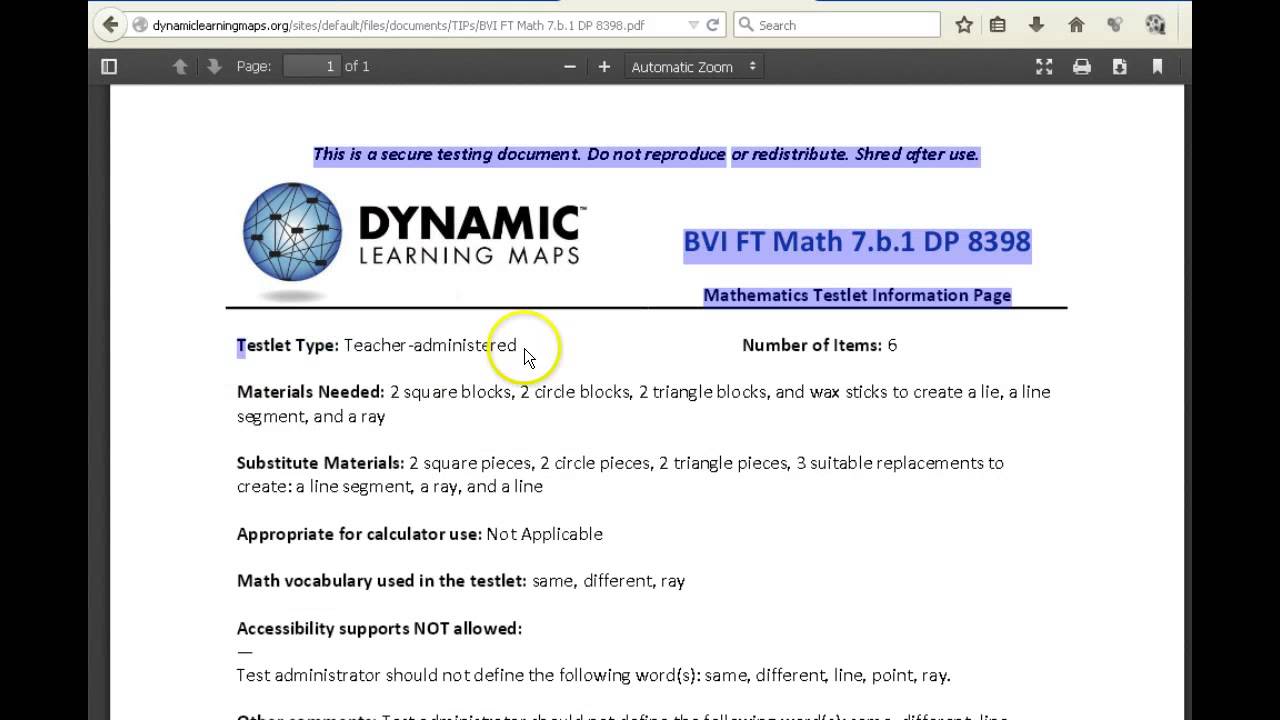 Educator Resource Page Review