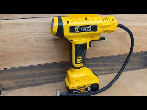 New Cordless Tire Inflator Air Compressor for Dewalt 20V Max Battery Review