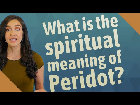 What is the spiritual meaning of Peridot?