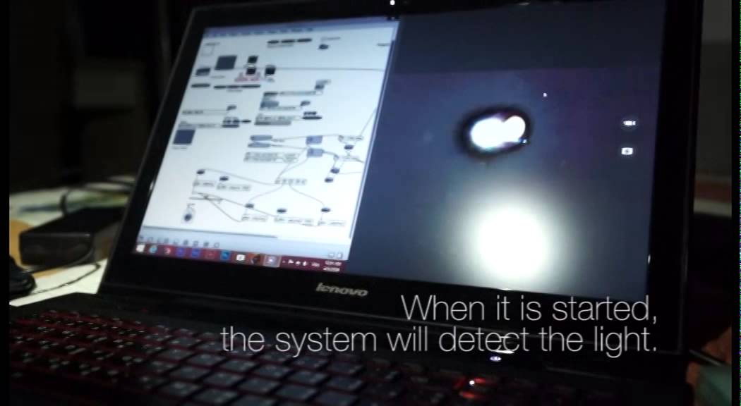 MAXMSP - light tracking project
