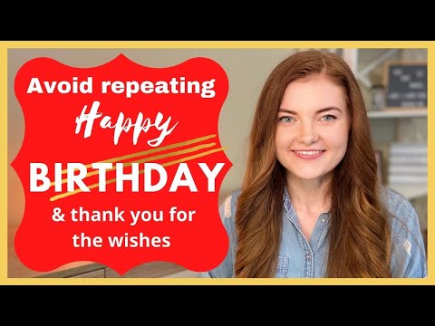 10 Different ways to say 'Happy birthday' in English (Alternatives) #Shorts