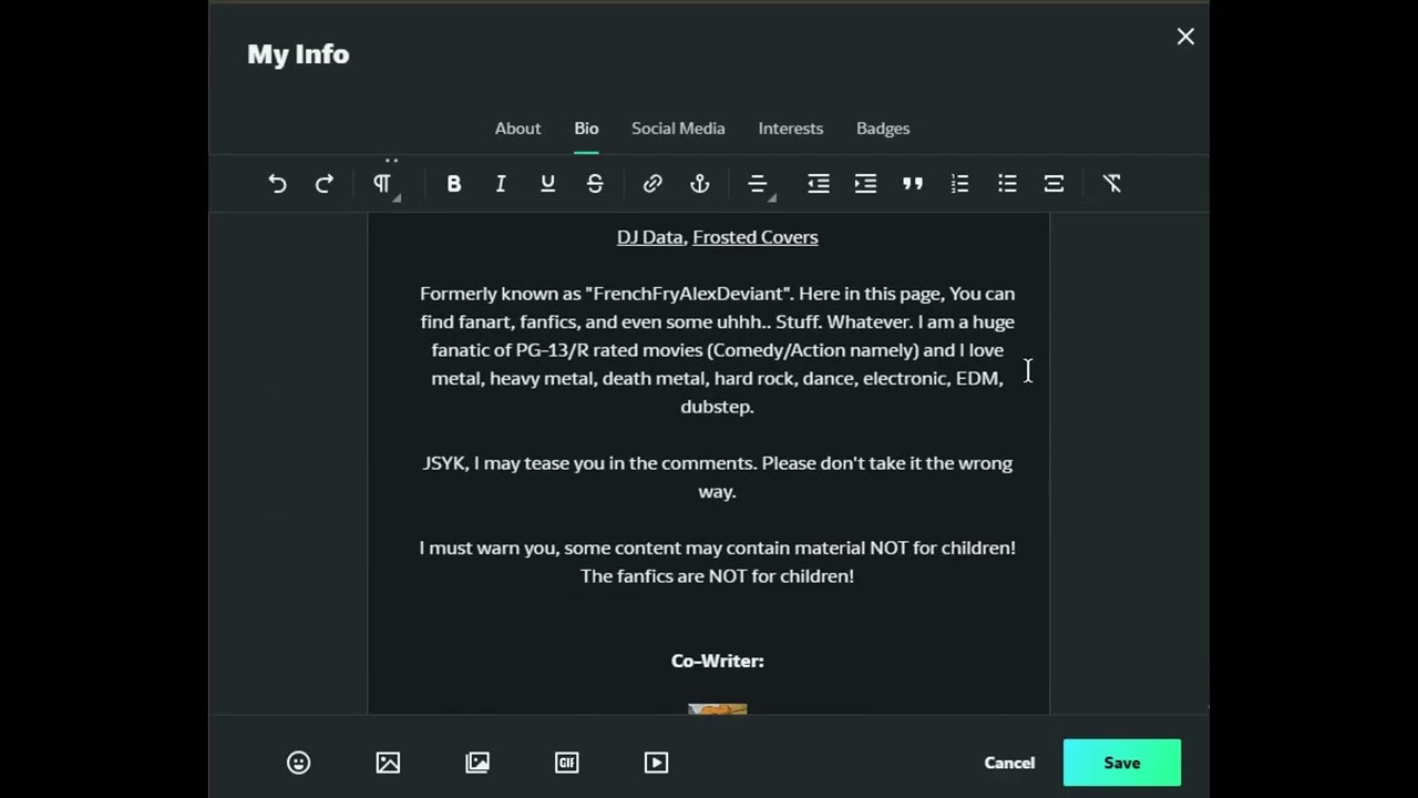 Tutorials with Alex #7 How to add user icons in your about section on DeviantArt