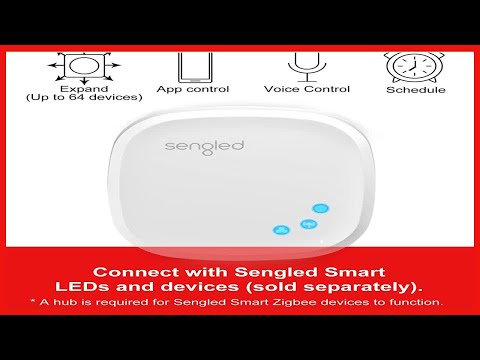 Sengled Z02-hub Hub for Use Smart Products, Compatible with Alexa and Google Assistant