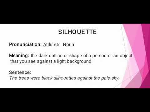 The meaning of silhouette
