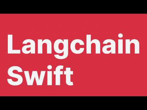 langchain-swift - Backdrop Build