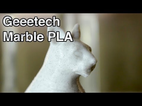 Geeetech 3D Printer Marble PLA - 1,75mm PLA Filament test