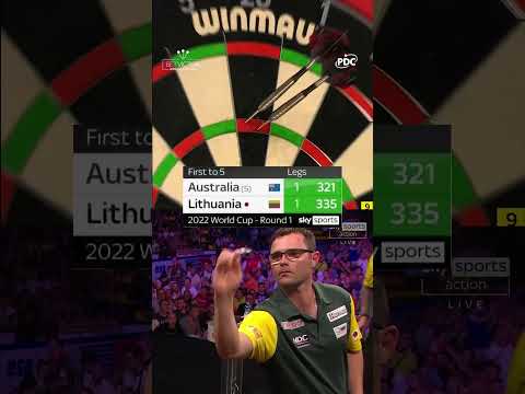 A WIRE FROM HISTORY! 💔 | Australia's eight perfect darts at the 2022 World Cup!