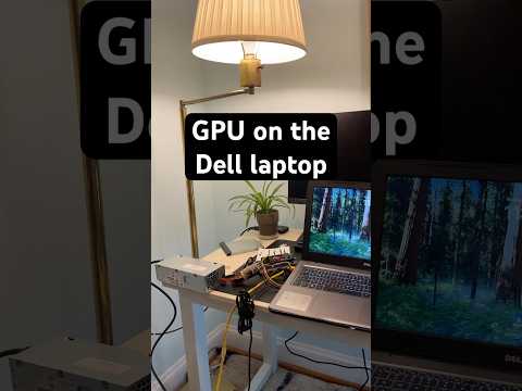 Can you use an external GPU on a Dell laptop #tech #pc #techtok #pcbuild #upgrade #yaptech