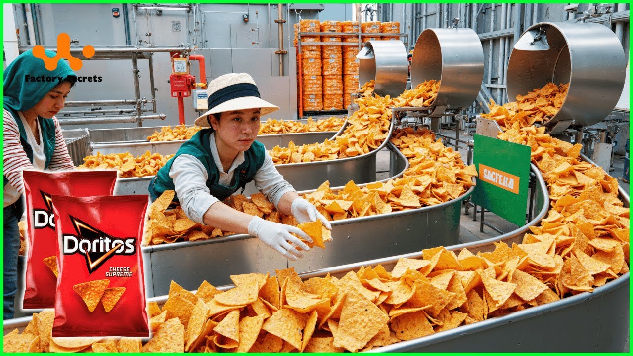 How Doritos Nacho Cheese Are Made | Factory Tour