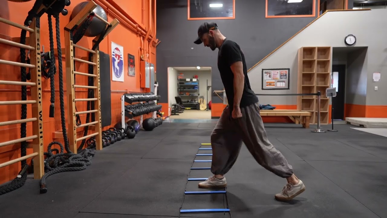 Agility Ladder Drills: The Ali Shuffle 