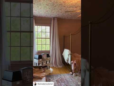 DIY Bedroom Makeover with Peel and Stick Wallpaper!