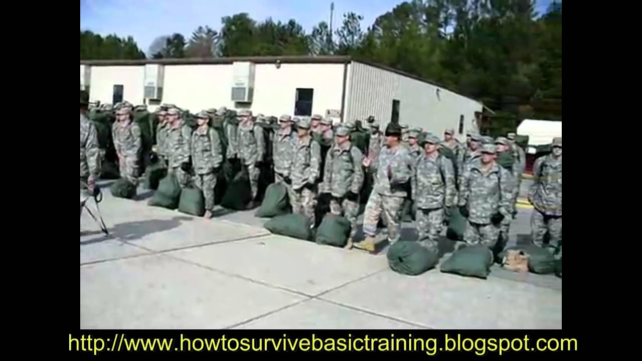 !!WOW!!  Army Basic Training, Pick Up Day Zero  !!MUST SEE!!