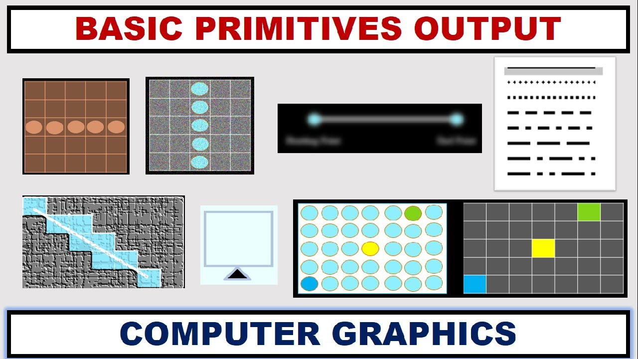 Output Primitives in Computer Graphics ~xRay Pixy