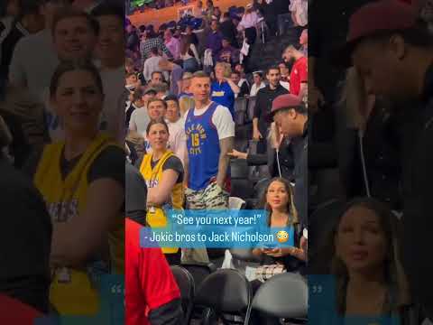 Jokic bros talks trash to Lakers fans after the Nuggets go up 3-0!