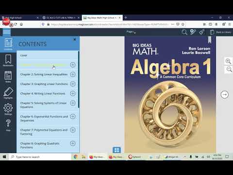 How to Access Online Textbook Algebra 2