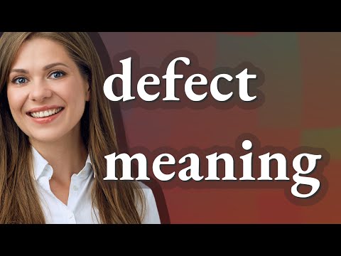 Defect | meaning of Defect