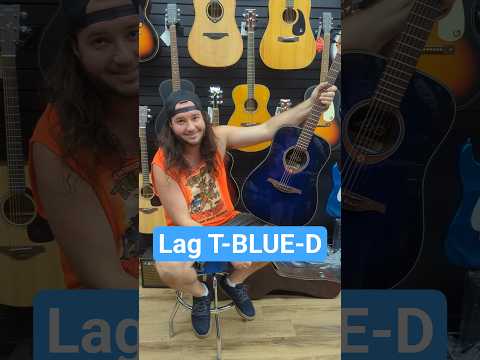 LÂG T BLUE DCE | Tramontane Dreadnought Cutaway | Reverb Canada