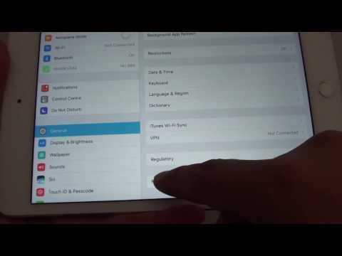 iPad Mini 4: How to Hard Reset / Hard Reboot