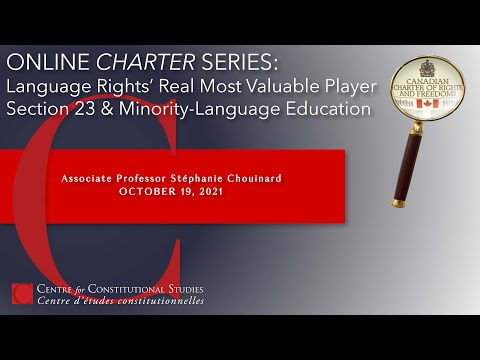 Language Rights’ Real Most Valuable Player – Section 23 & Minority-Language Education