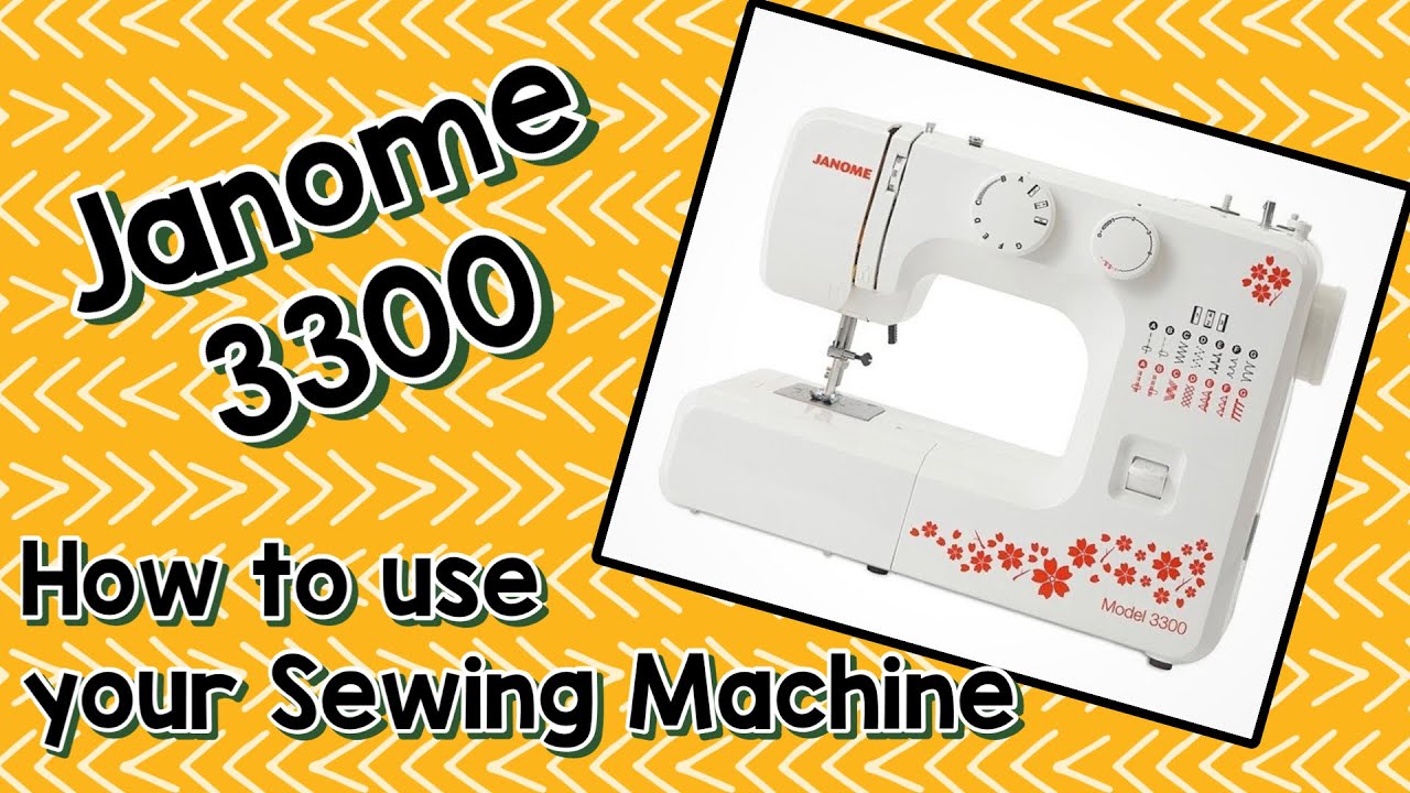 How to use a basic Janome sewing machine