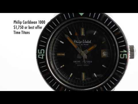 Philip Caribbean 1000 42MM XL 1000M Acrylic Bezel Tropical Dial Automatic