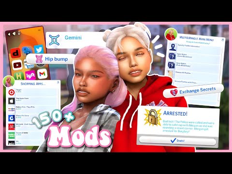 ALL THE MODS I USE IN MY GAME 💻 150+ mod links | the sims 4