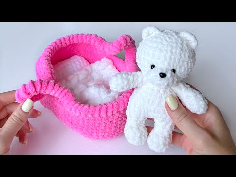 How to crochet BEAR for beginners / 5.5" / Video TUTORIAL / Little BEAR PDF pattern Etsy
