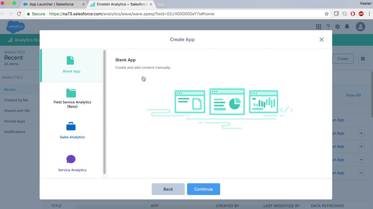 Create a basic Analytics App in Analytics Studio