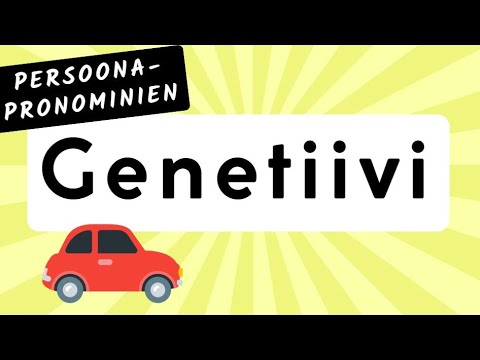 Genetiivi - Persoonapronominit