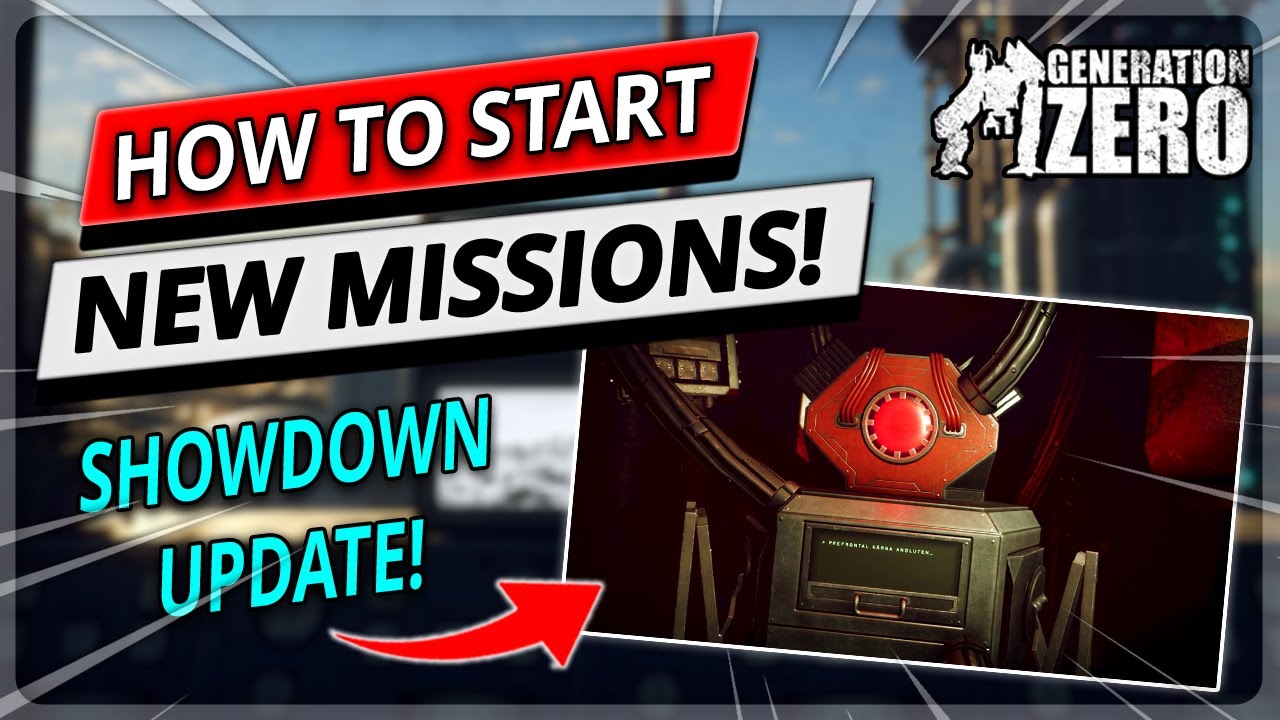 How To Start The NEW Showdown Update Missions In Generation Zero